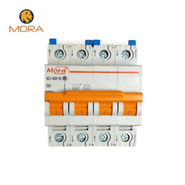 Mora 4P DC MCB 1000 V 63A Circuit Breaker – Riayat